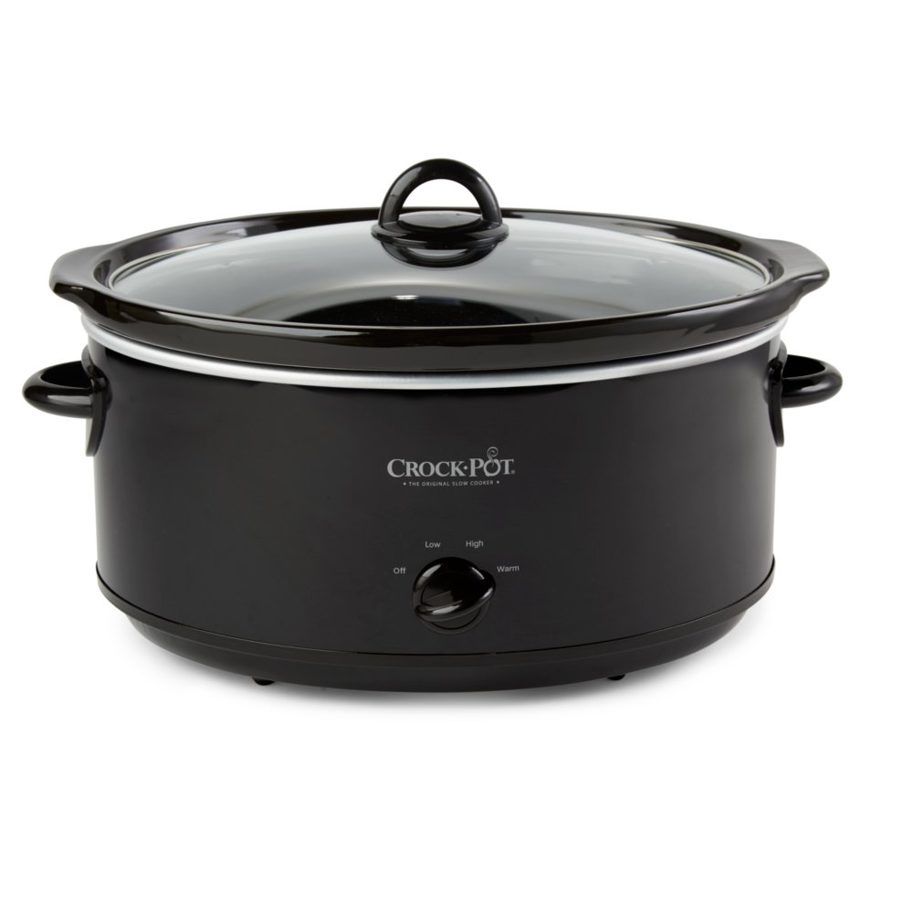 Crockpot™ 80 Quart Slow Cooker Manual Black Crock Pot